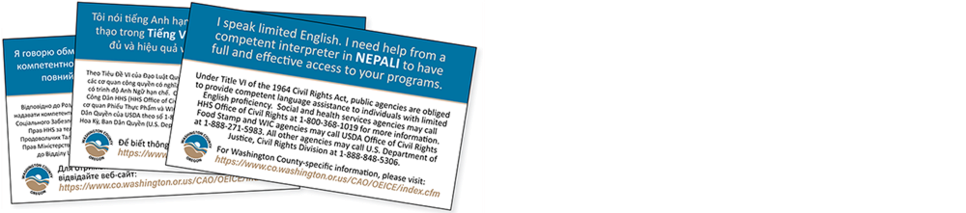 Language Access | Washington County, OR